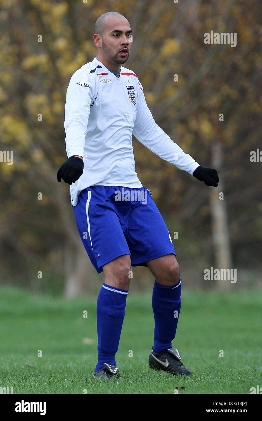 Bethnal Green United manager Justin Gardner makes an appearance for ...