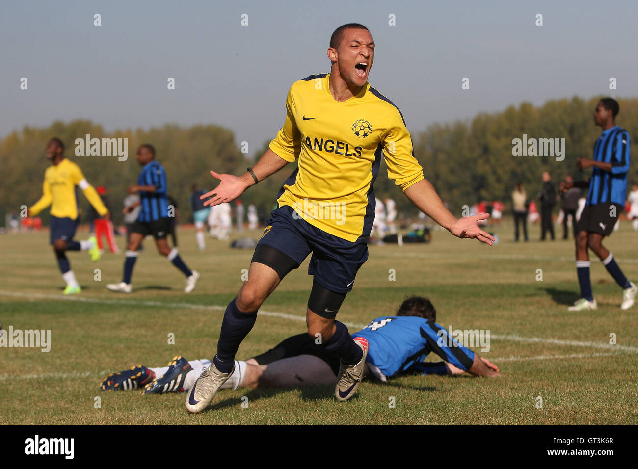 Athletico score their third goal and celebrate - Athletico Angels ...