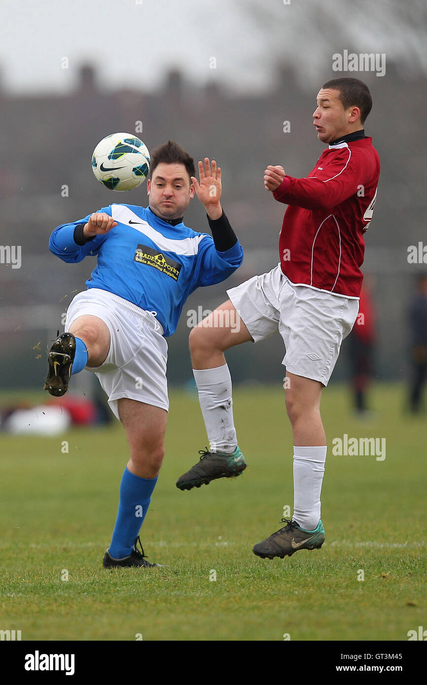 Birkbeck Orient (blue) vs Haggerston - Hackney & Leyton Sunday League ...
