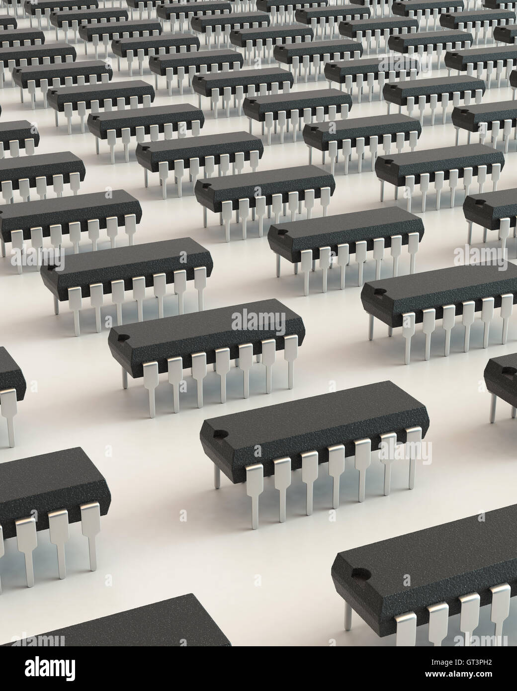 DIP chip packages Stock Photo - Alamy