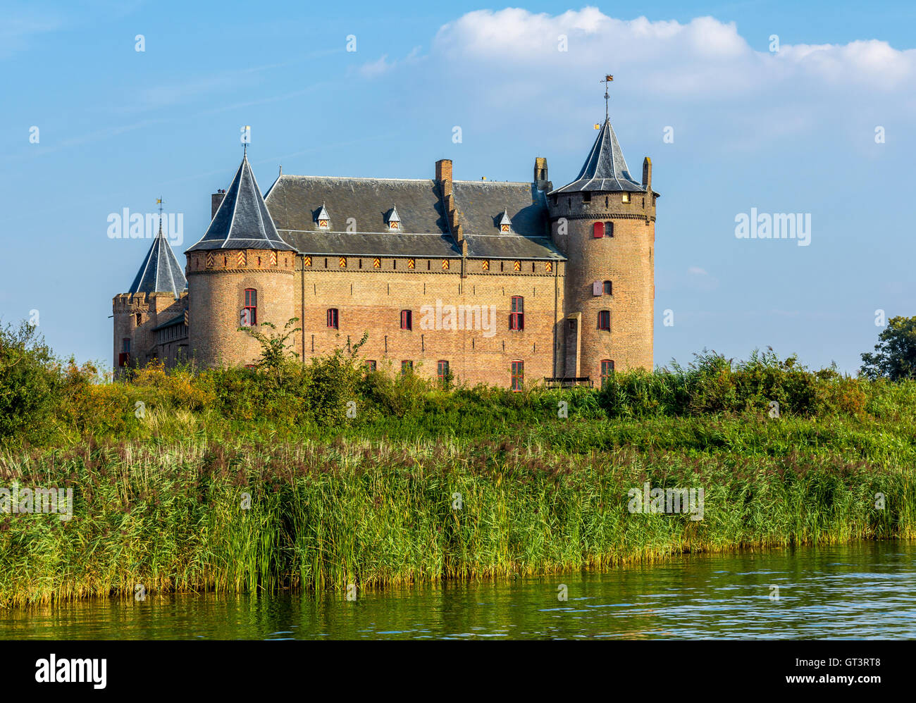 Castle Muiden, the Netherlands - September 07, 2016: well preserved ...