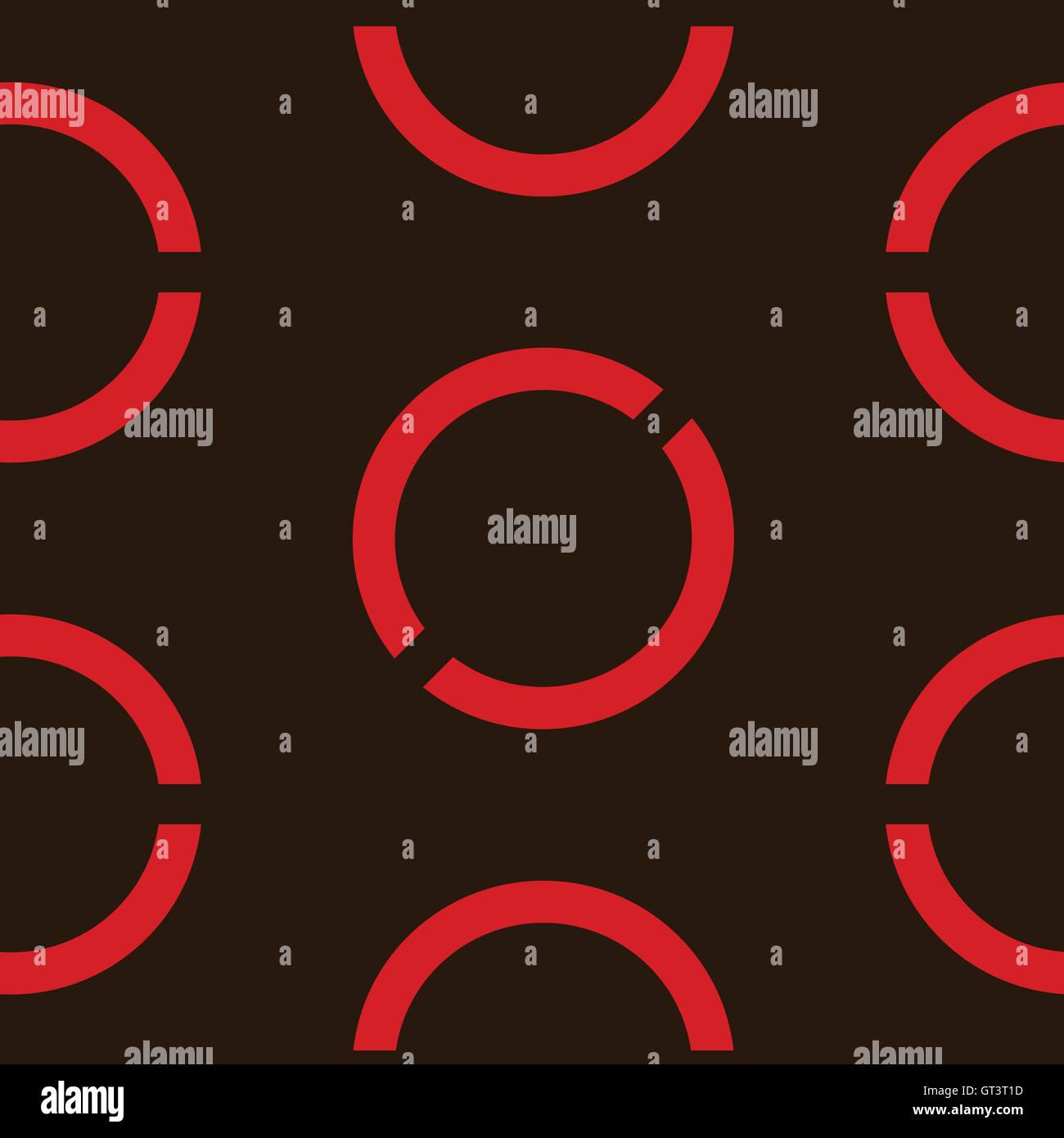 Seamless geometric background with round elements. Vector background ...