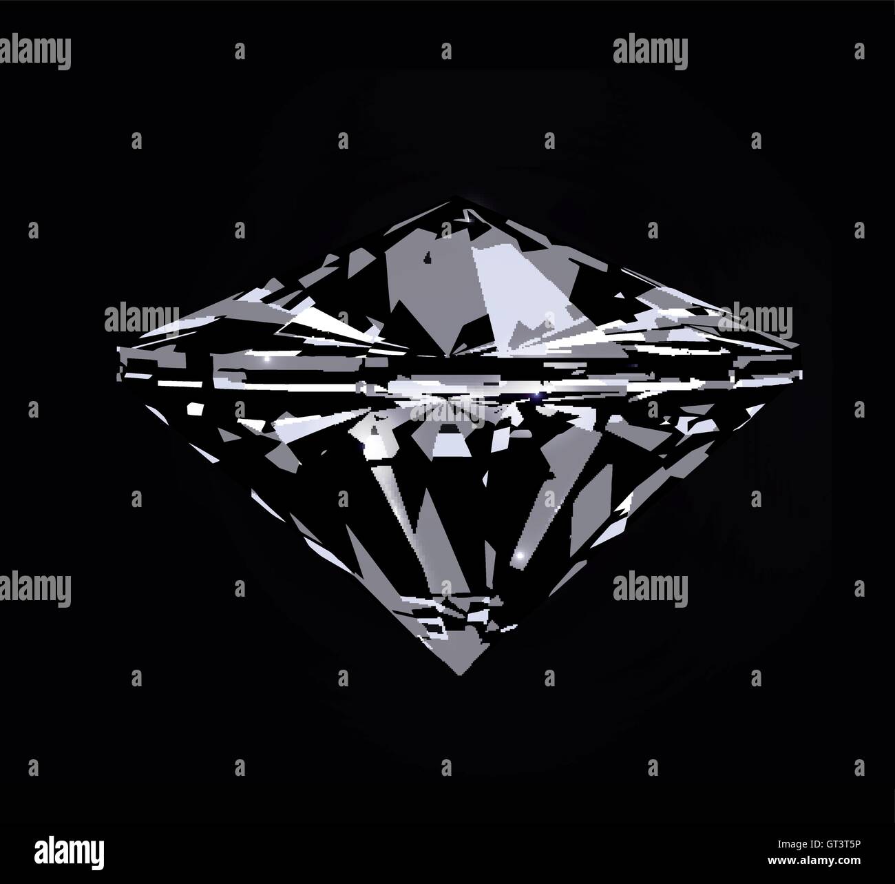 Close up diamonds Stock Vector Images - Alamy