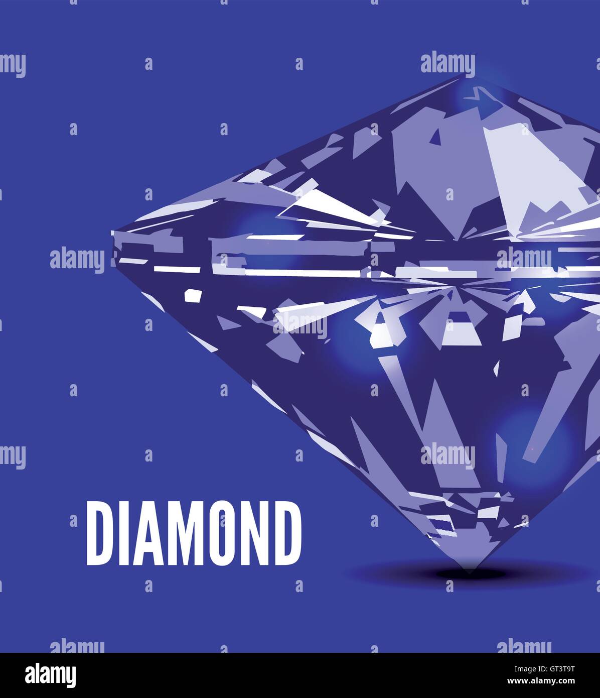 Close up diamonds Stock Vector Images - Alamy