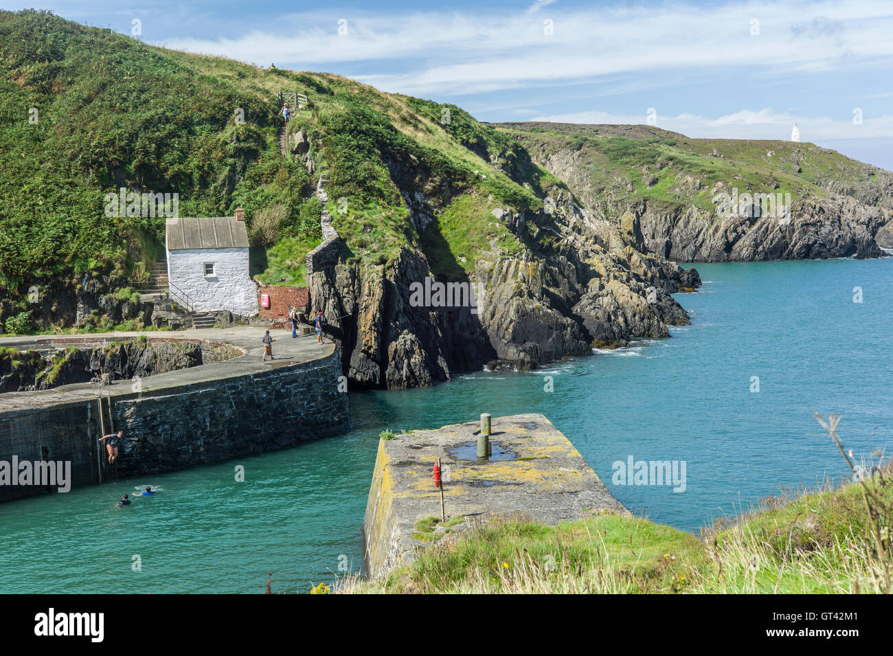 Porthgain Harbour, Pembrokeshire Stock Photo - Alamy