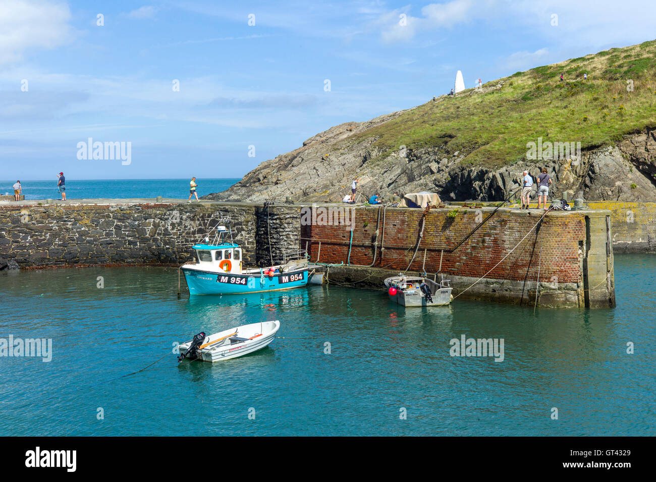 Porthgain Harbour, Pembrokeshire Stock Photo - Alamy