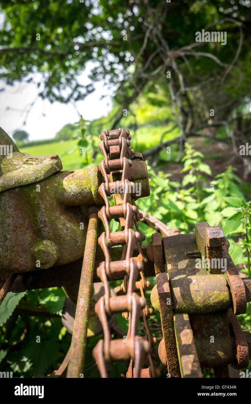 rusty old farm machinery Stock Photo - Alamy