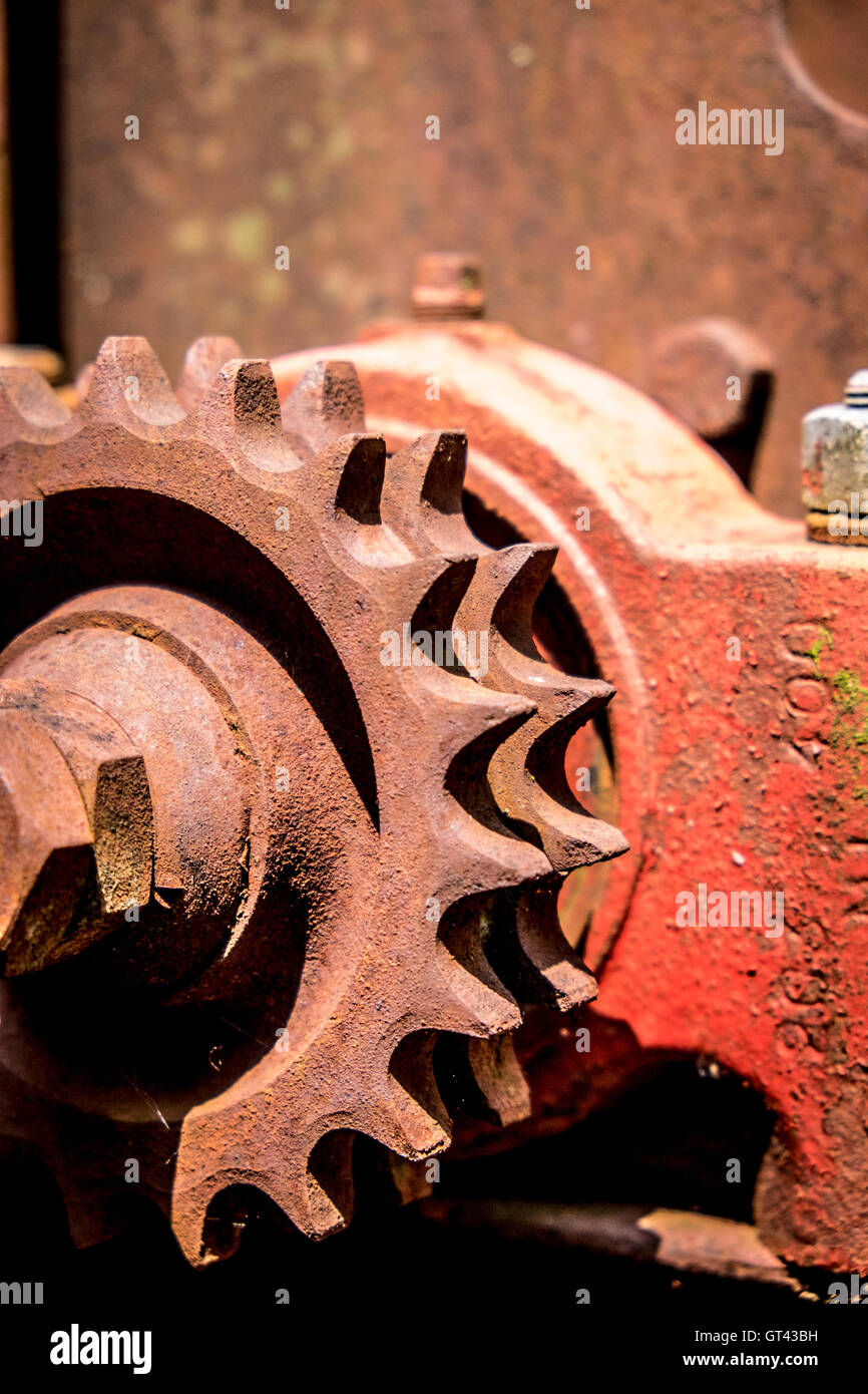 rusty old farm machinery Stock Photo - Alamy