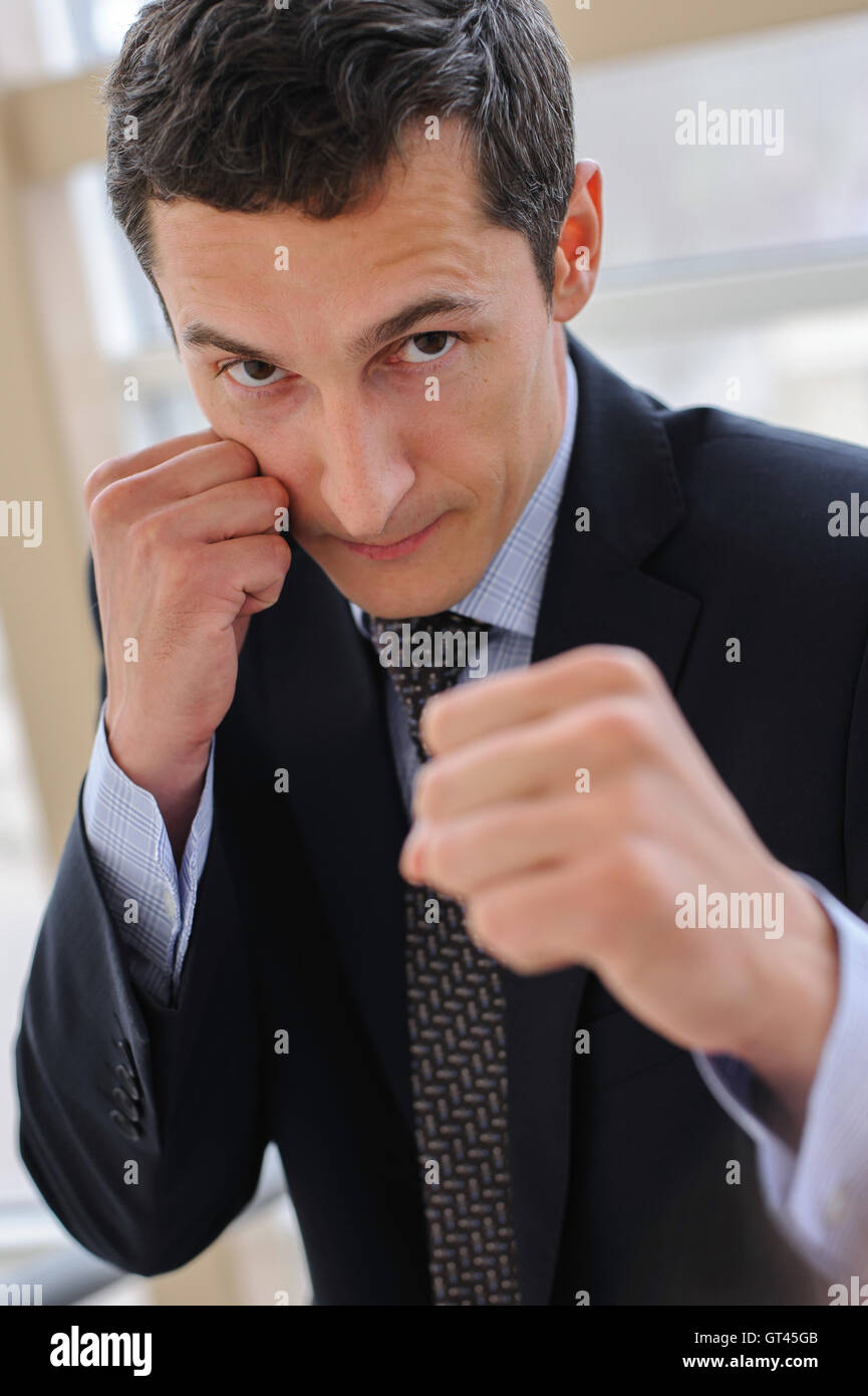 Fist punch ready fight hi-res stock photography and images - Alamy