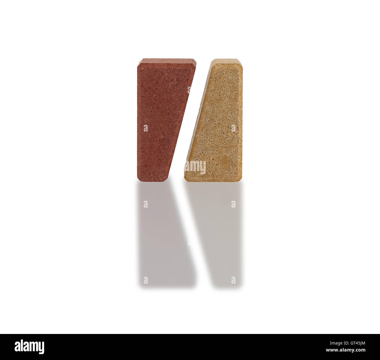 Different colored unique stone pawns isolated Stock Photo - Alamy