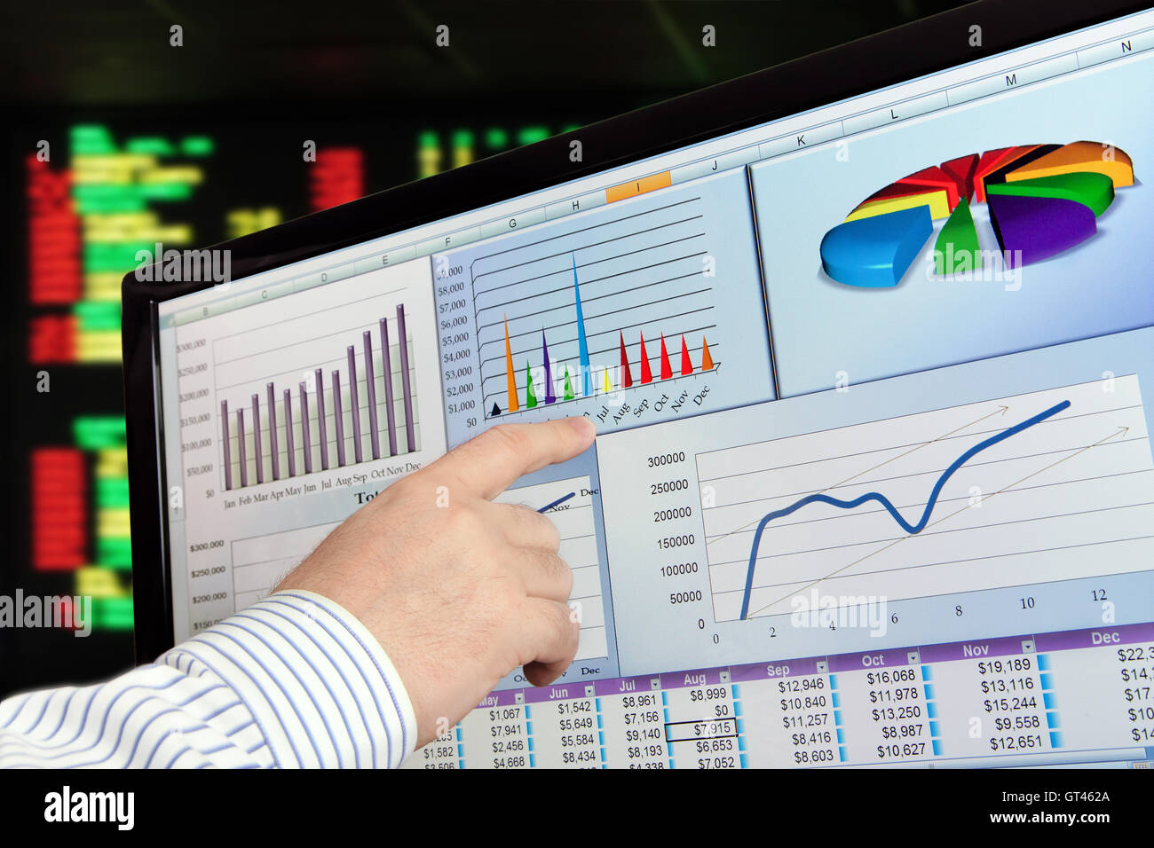 Analyzing data hi-res stock photography and images - Alamy