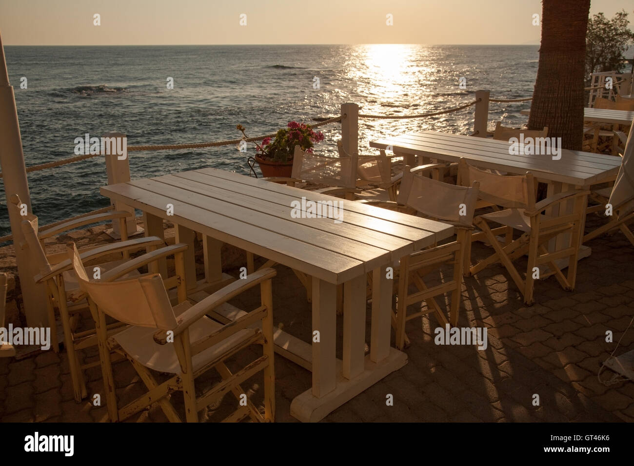 Beautiful coffee terrace sea view hi-res stock photography and images ...