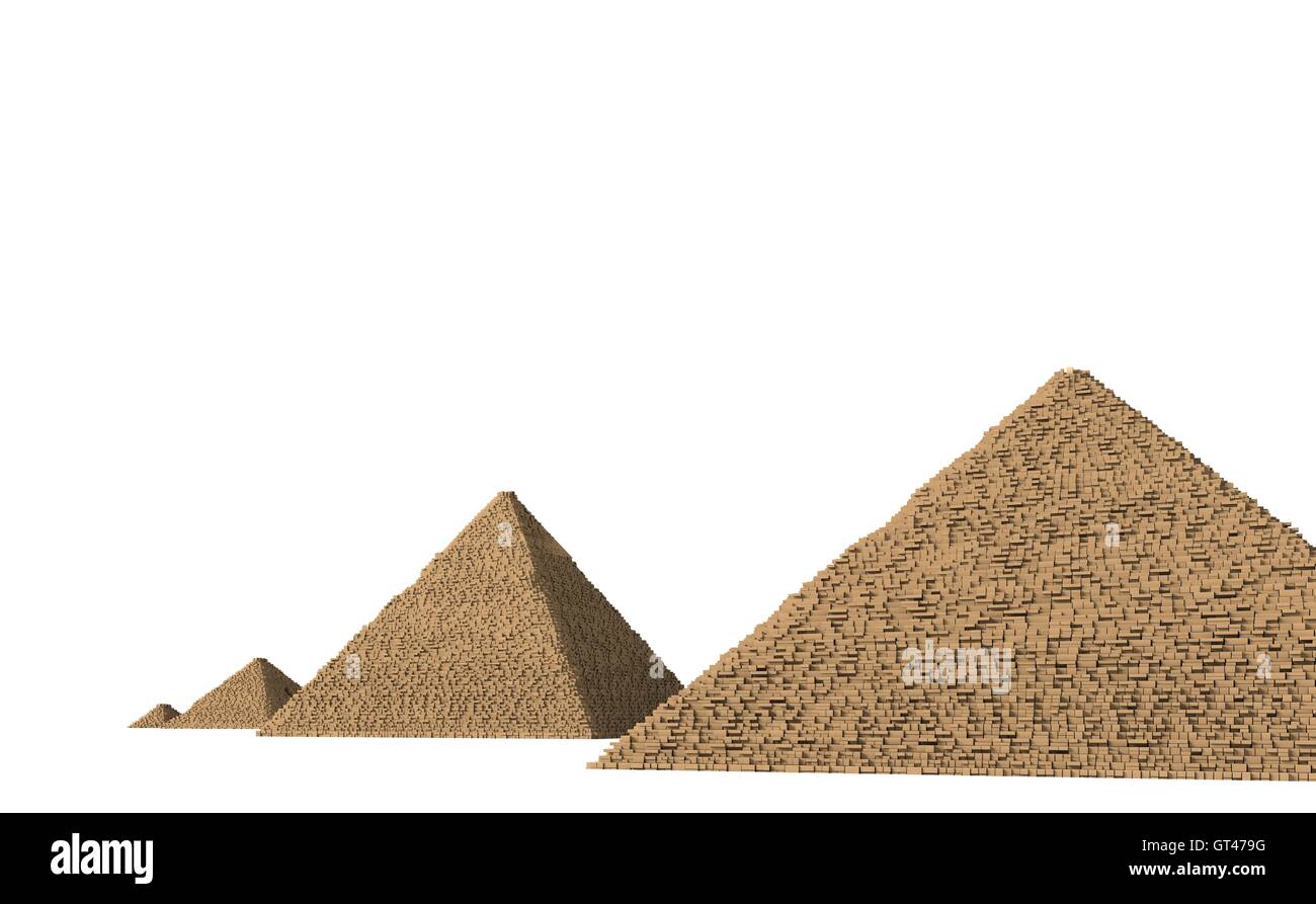 Giza pyramid complex 6 Stock Photo - Alamy