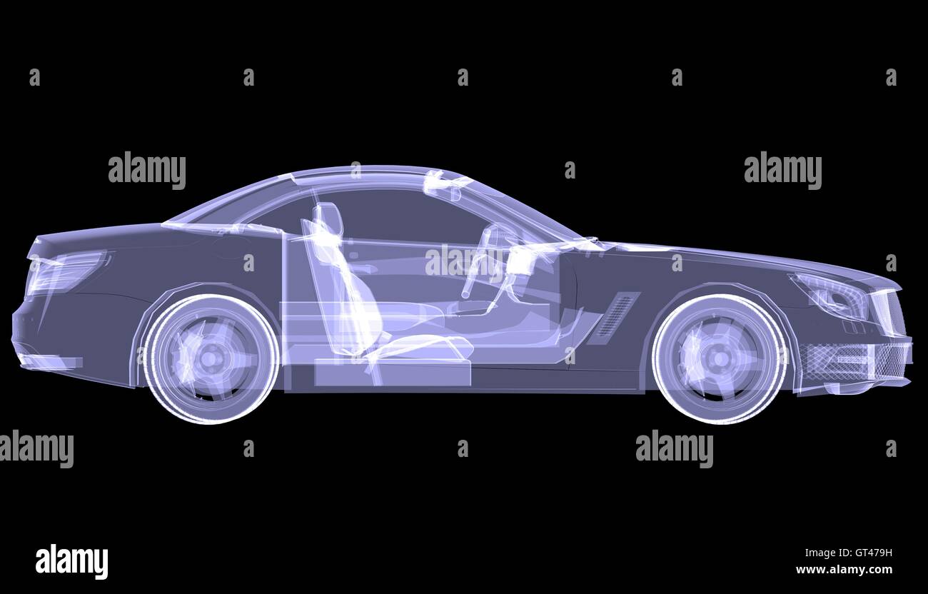 X-ray concept car Stock Photo - Alamy