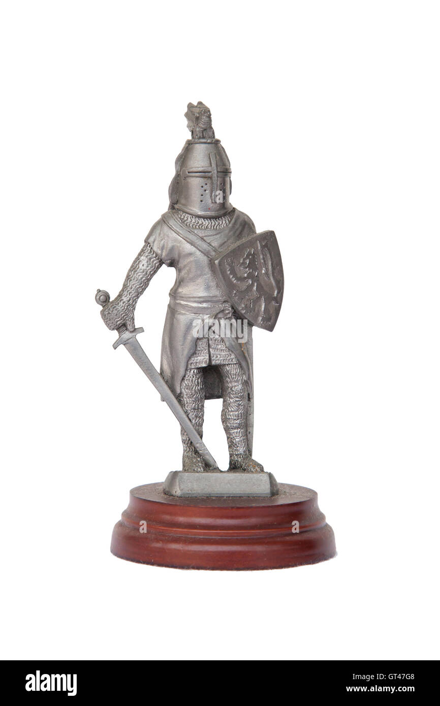 Crusader knight statue Cut Out Stock Images & Pictures - Alamy