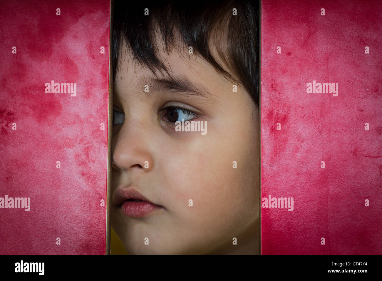 Cute little european baby boy playing at park Stock Photo - Alamy