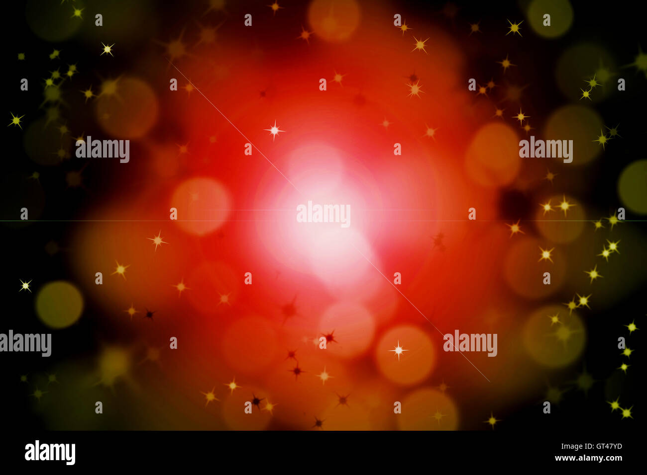 abstract magic sun light ray with glittering stars Stock Photo - Alamy