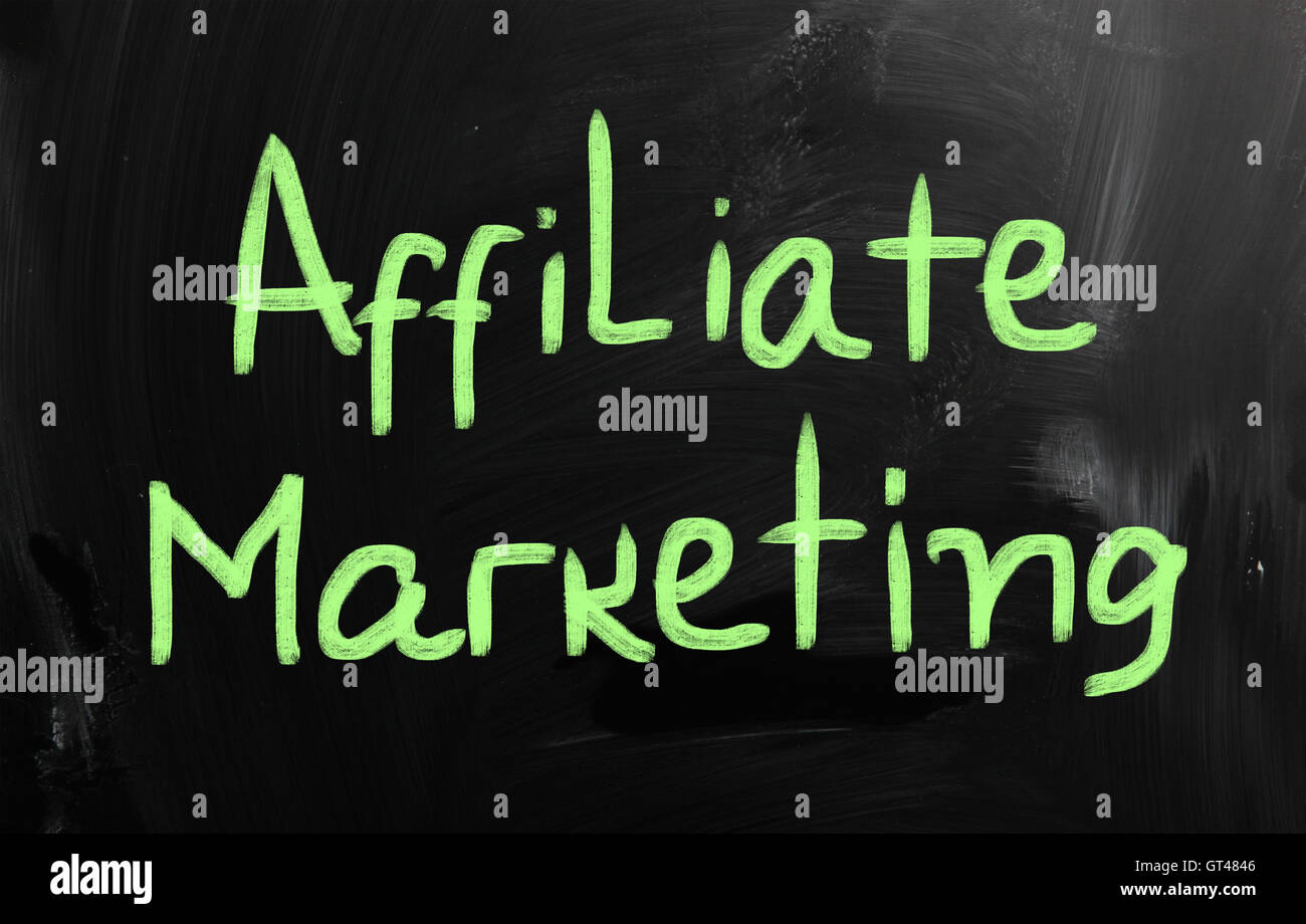 marketing concept handwritten with chalk on a blackboard Stock Photo ...