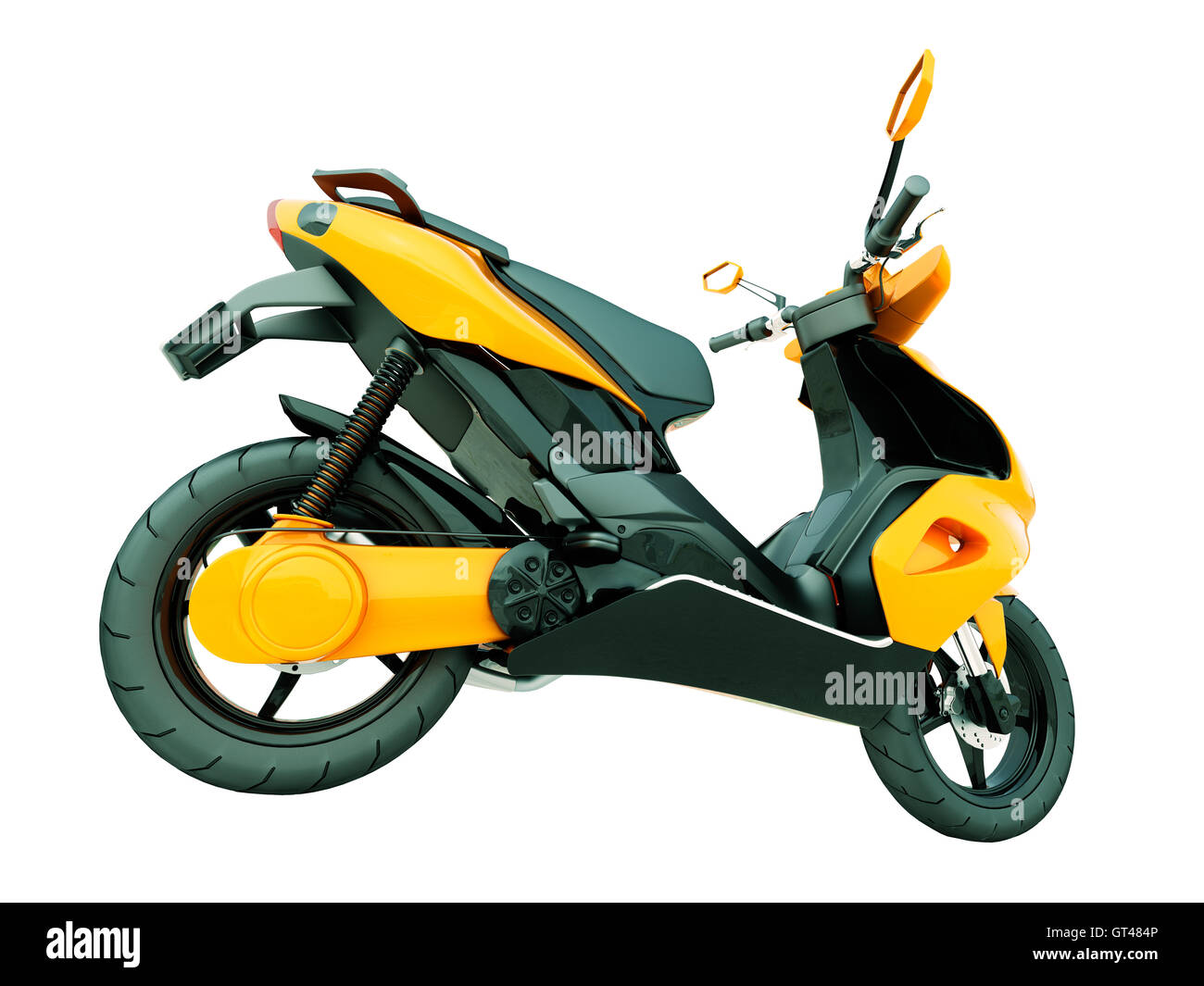 Modern scooter isolated Stock Photo - Alamy