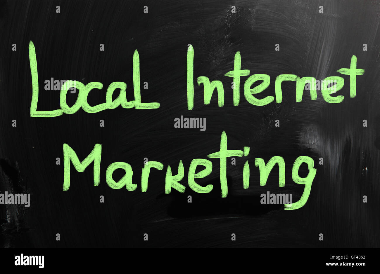 marketing concept handwritten with chalk on a blackboard Stock Photo ...