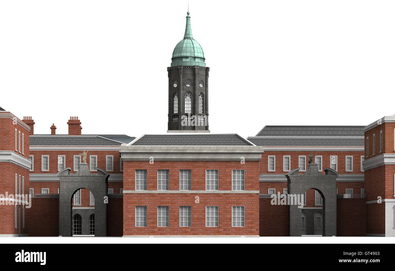 Dublin Castle 1 Stock Photo - Alamy