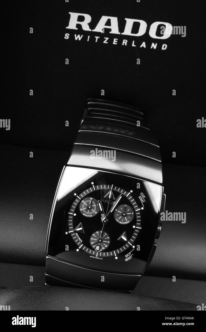 Saint-Petersburg, Russia - June 18, 2015: Rado Sintra Chrono. Mens ...