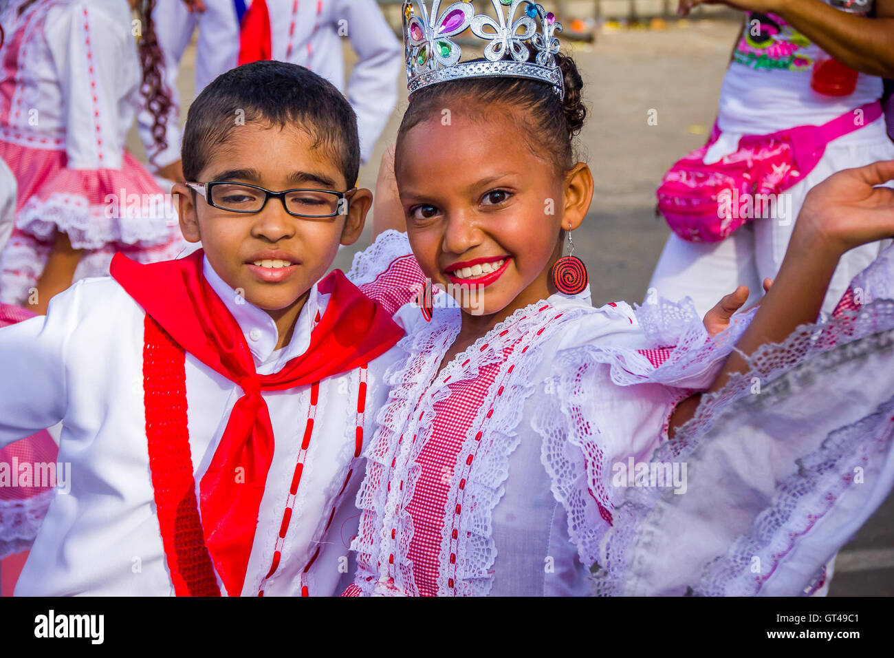 Colombian girl in traditional costume hi-res stock photography and ...