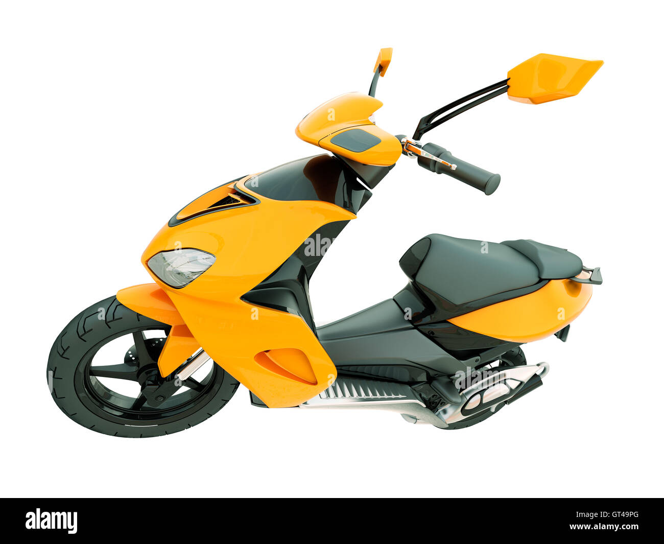 Modern scooter isolated Stock Photo - Alamy