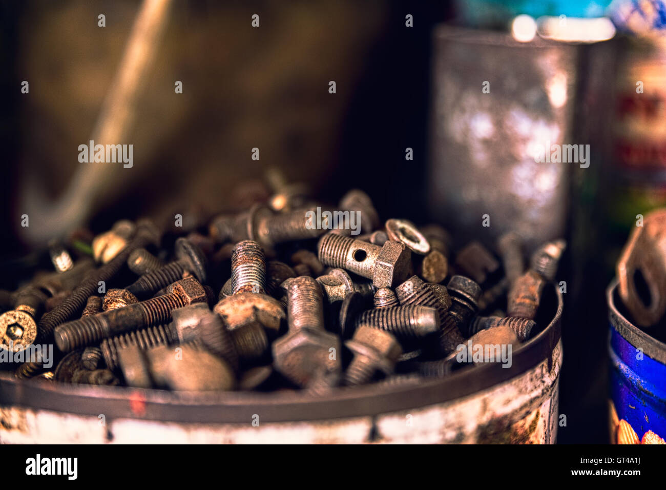 Rotten screws hi-res stock photography and images - Alamy