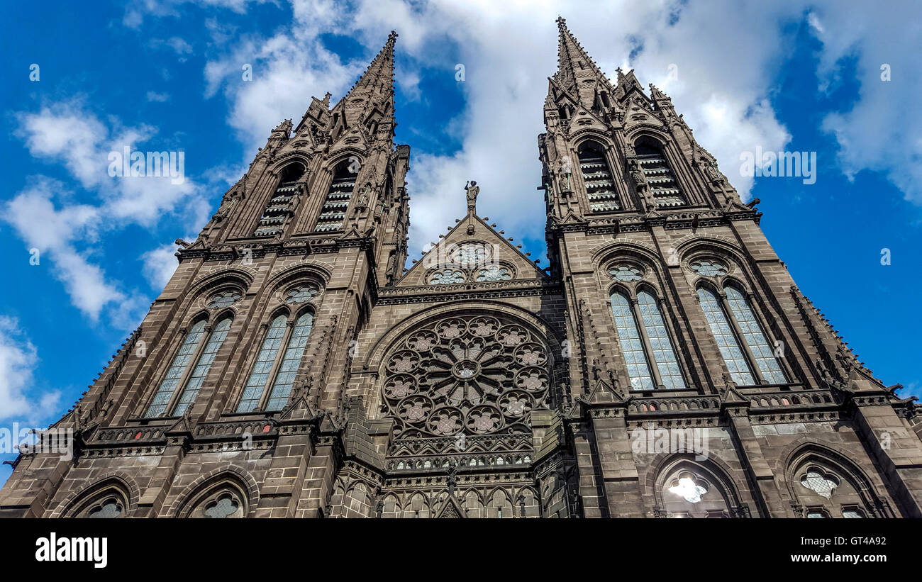 The Gothic Cathedral Notre-Dame-de-l'Assomption of Clermont-Ferrand ...