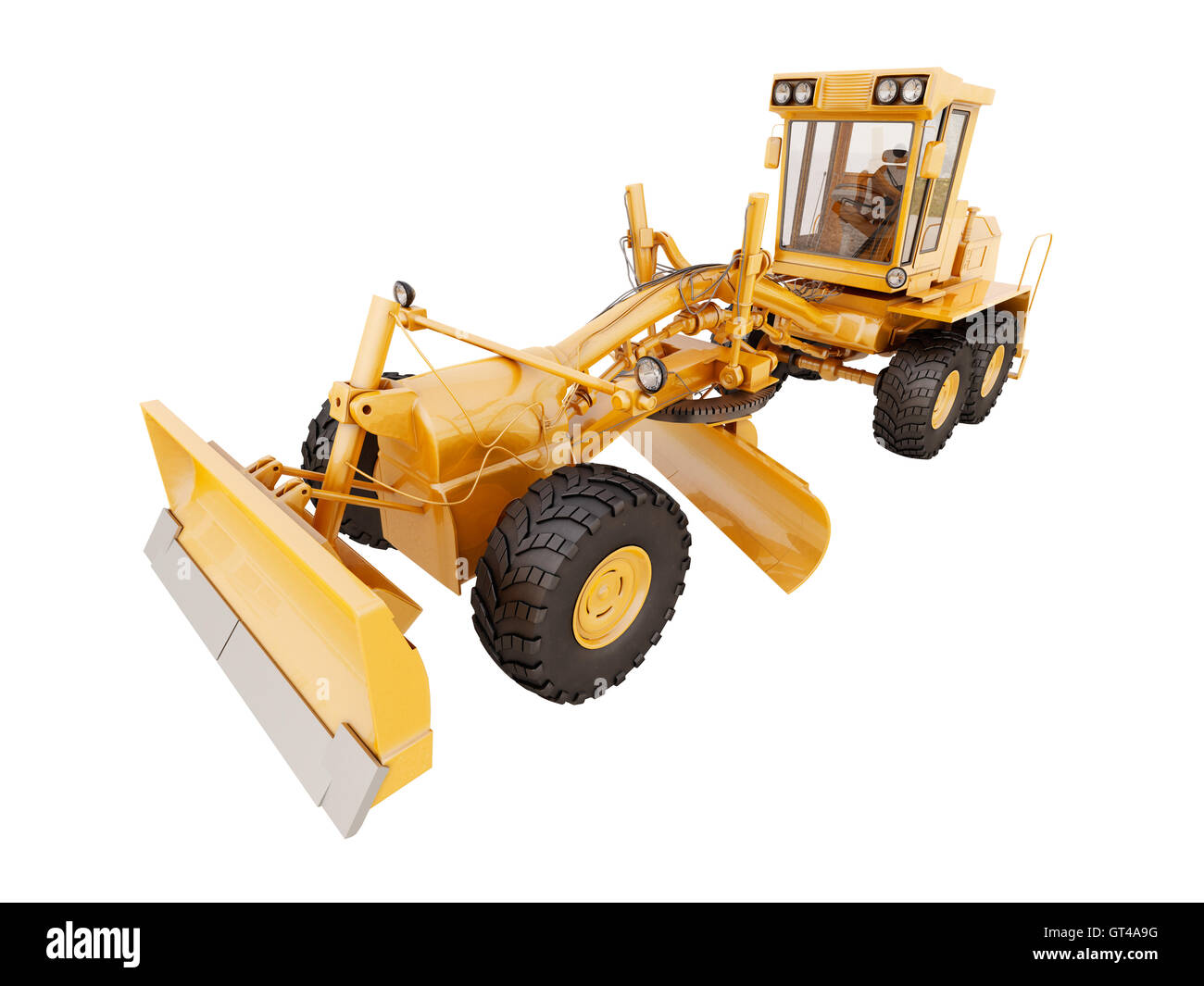 Motor grader isolated hi-res stock photography and images - Alamy
