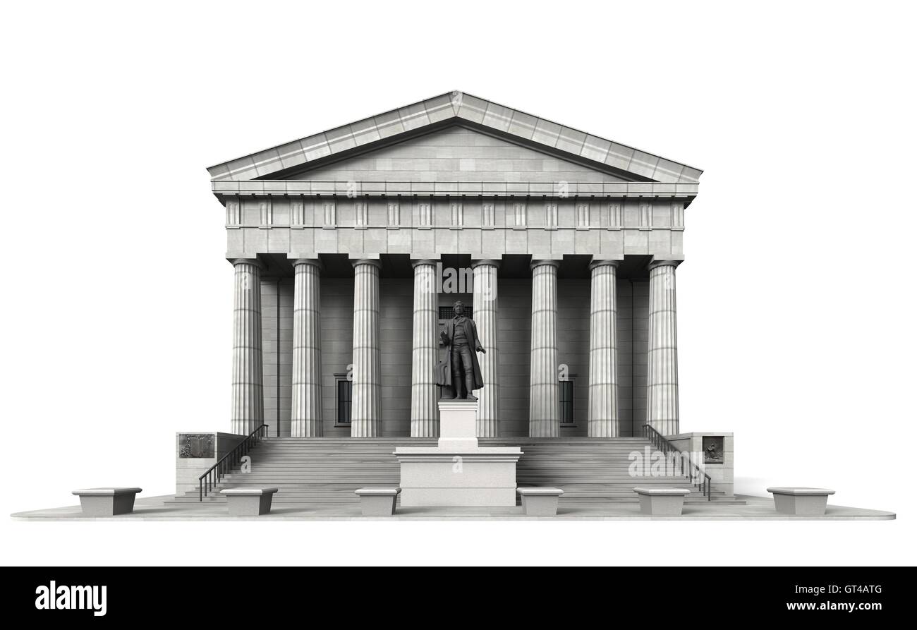 Hall of parthenon Cut Out Stock Images & Pictures - Alamy