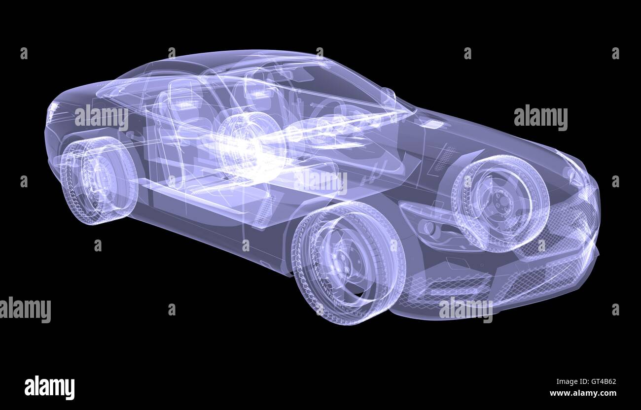 X-ray concept car Stock Photo - Alamy