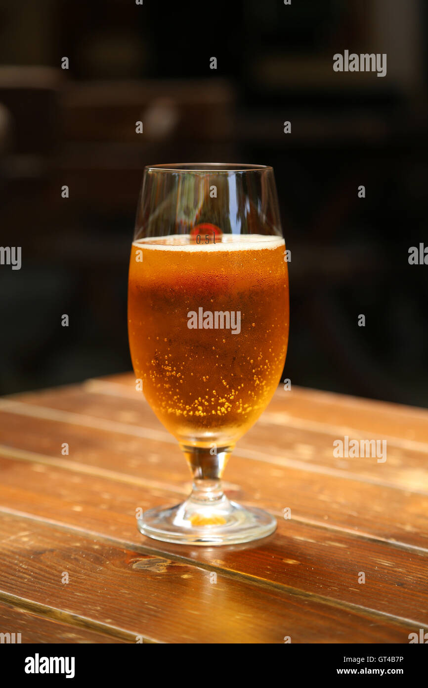 Goblet of beer Stock Photo - Alamy