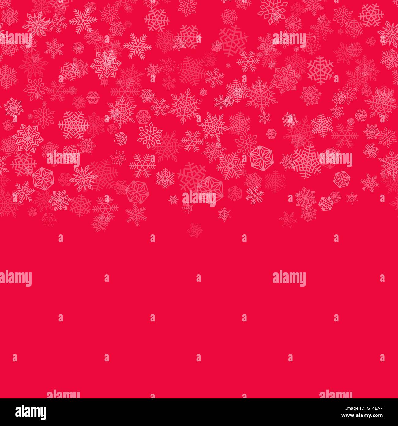 Vector Snowflakes Background Red Stock Vector Image & Art - Alamy