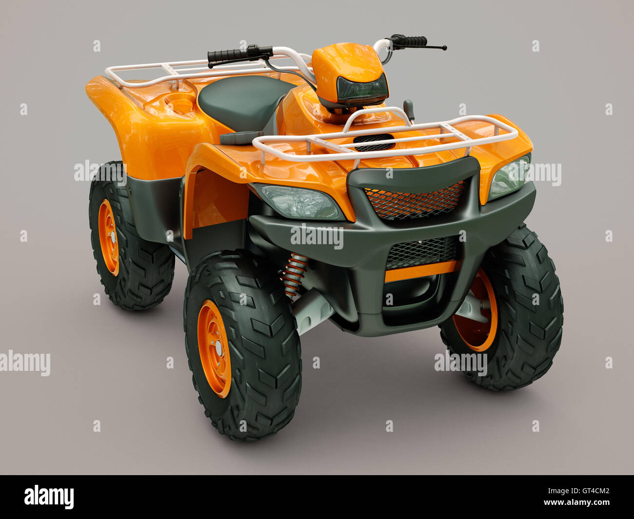 Orange quad bike hi-res stock photography and images - Alamy