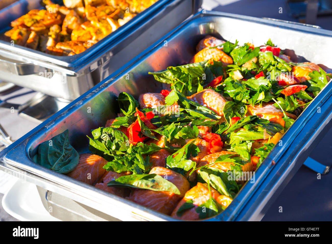 Wedding Reception Dinner Stock Photo - Alamy