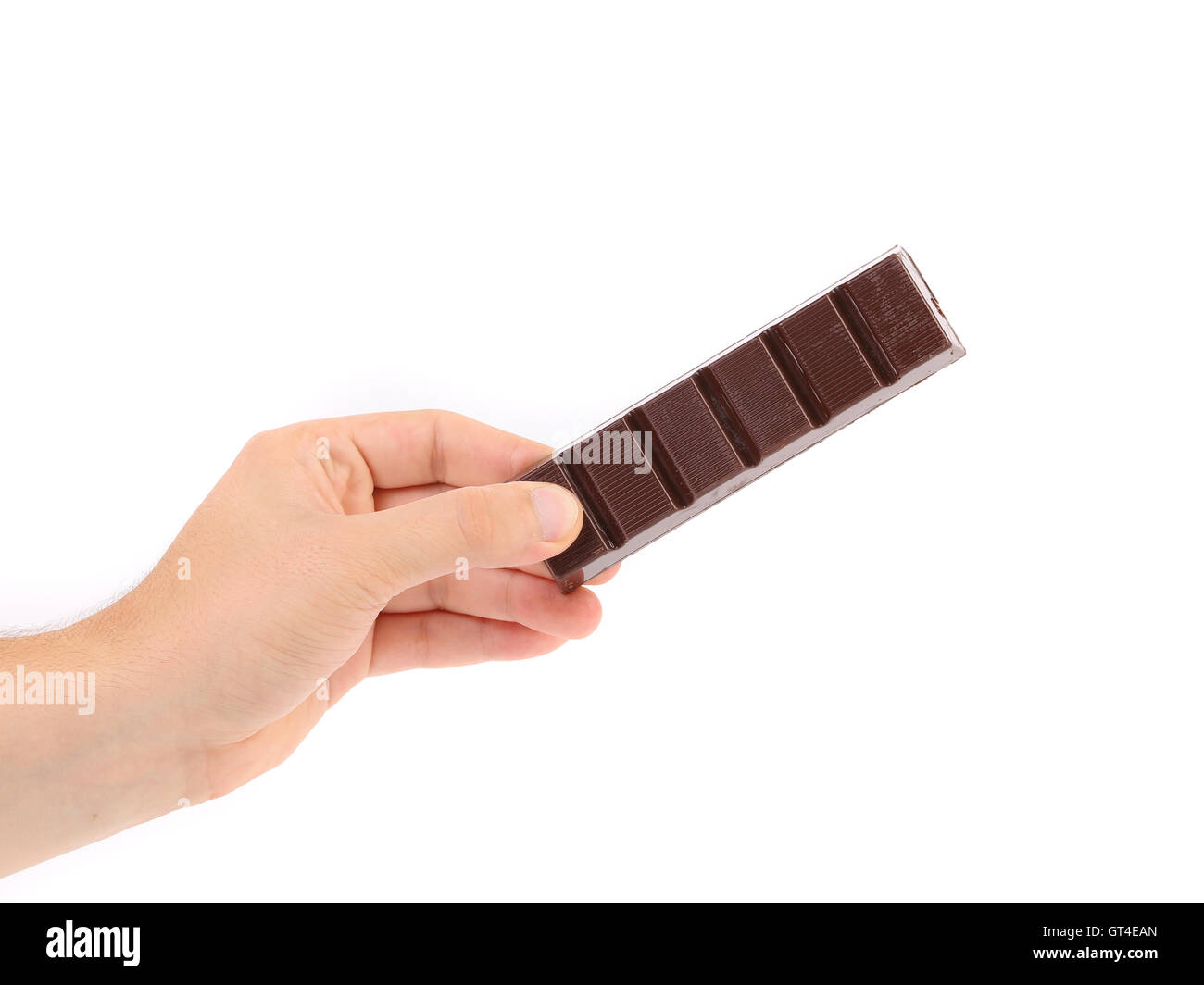 Hand holds dark chocolate bar hi-res stock photography and images - Alamy