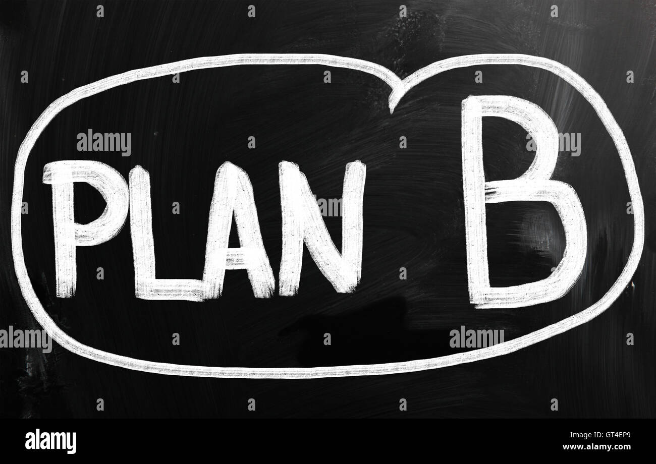 Plan B concept Stock Photo - Alamy