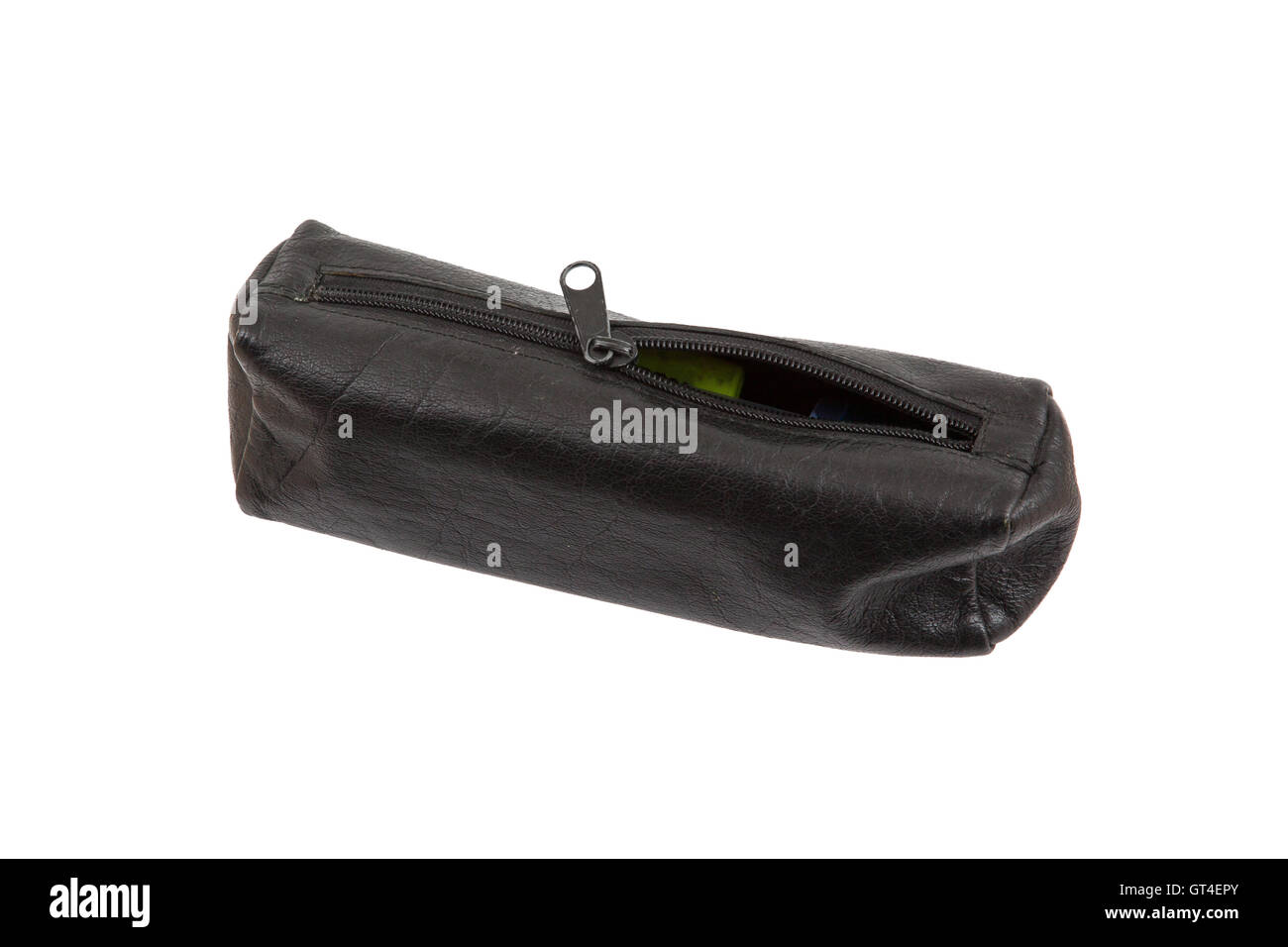 Black pencil case isolated Stock Photo - Alamy