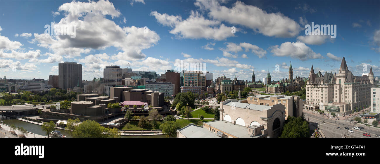 Panorama view of Ottawa skyline, Canada Stock Photo - Alamy