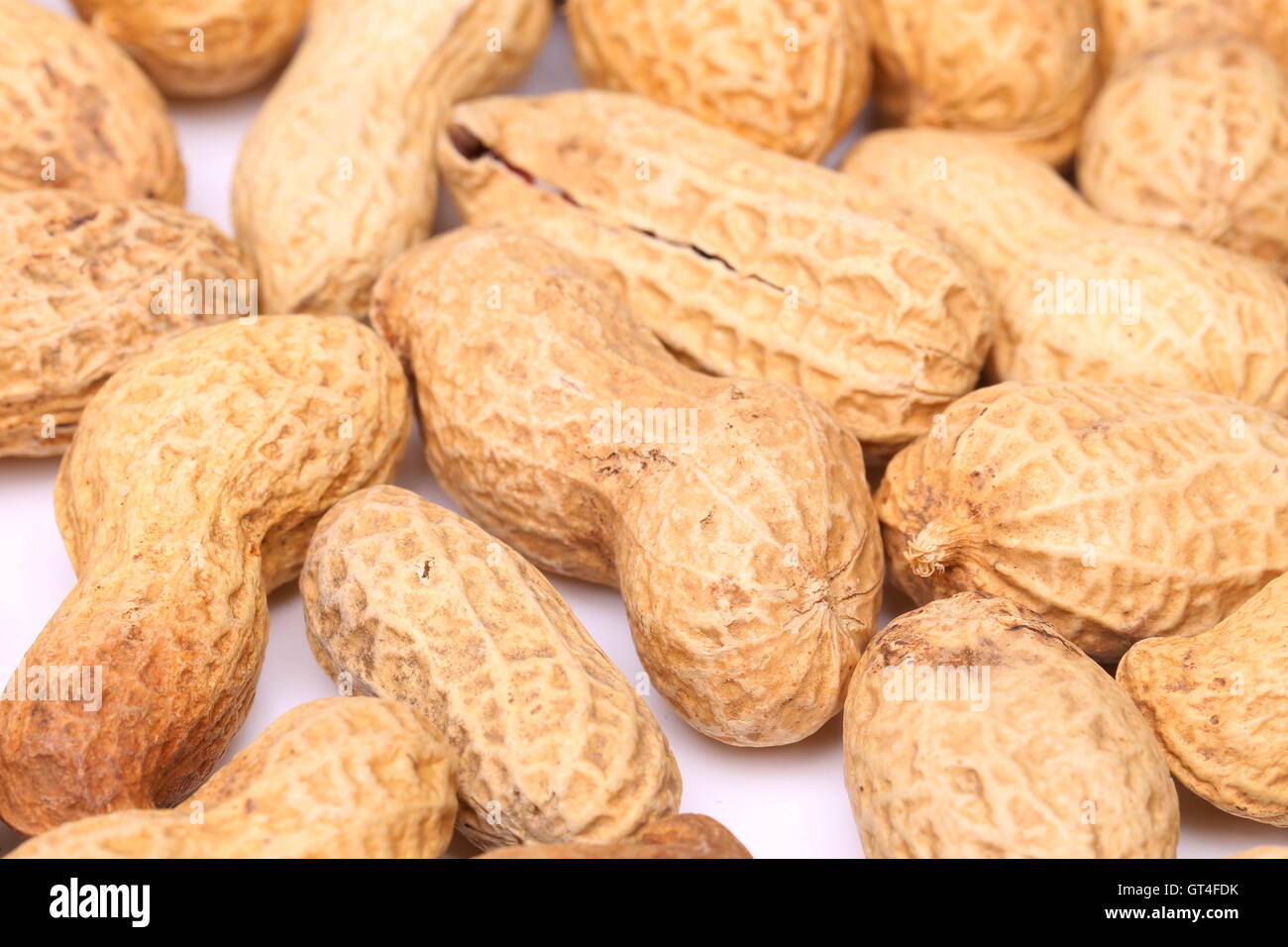 Close-up of some peanuts Stock Photo - Alamy