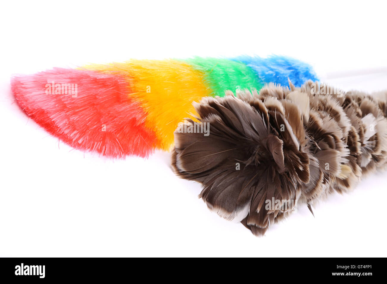 Two different dusters Stock Photo - Alamy