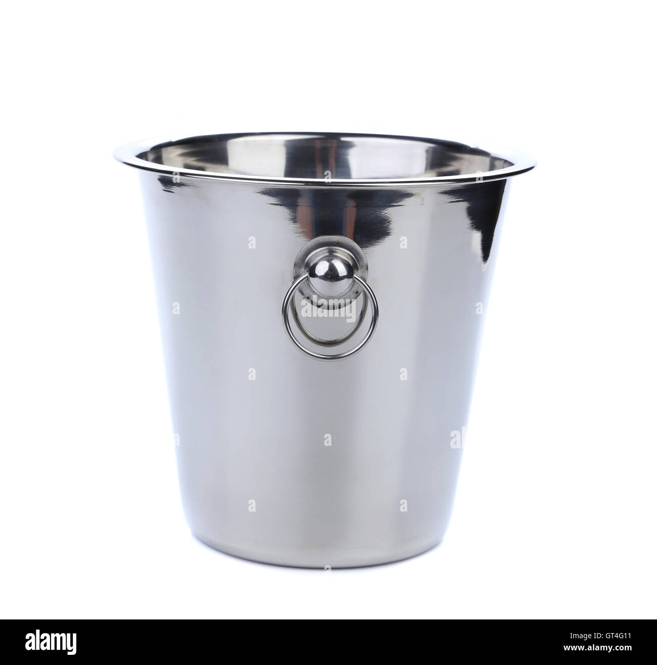 Empty bucket for champagne bottle Stock Photo - Alamy