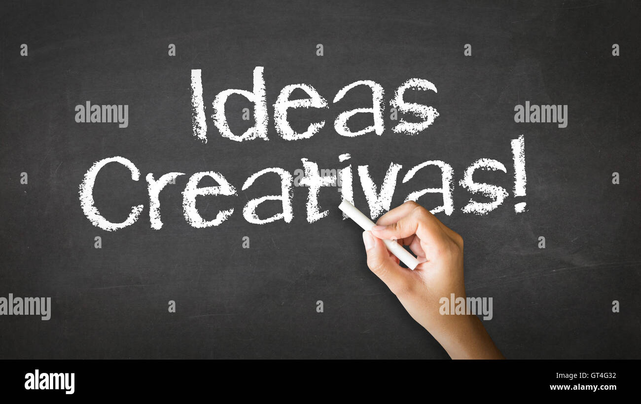 Creative ideas (In Spanish Stock Photo - Alamy