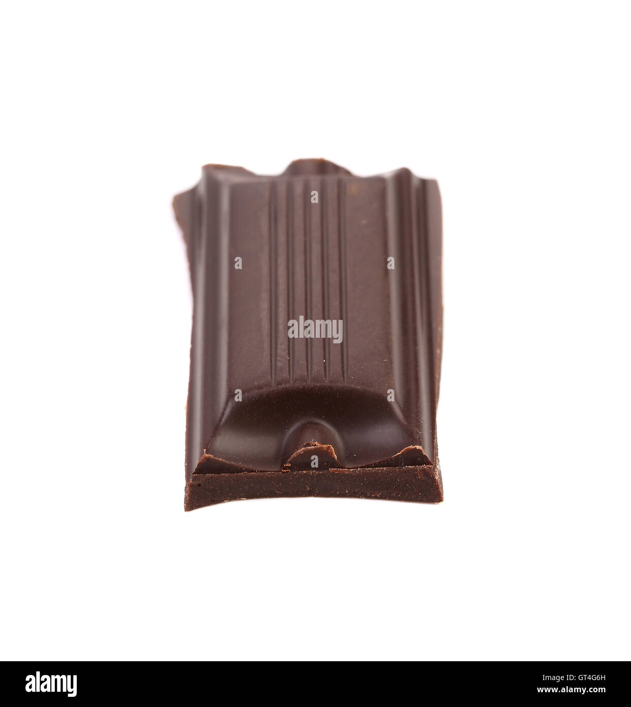 Tasty morsel of dark chocolate Stock Photo - Alamy