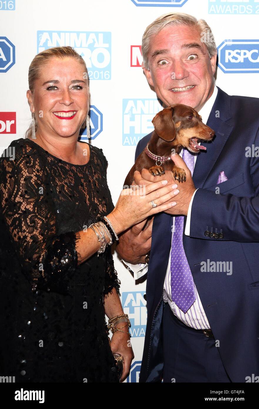 London.UK. Steph Parker and Dom Parker at the Daily Mirror and RSPCA ...