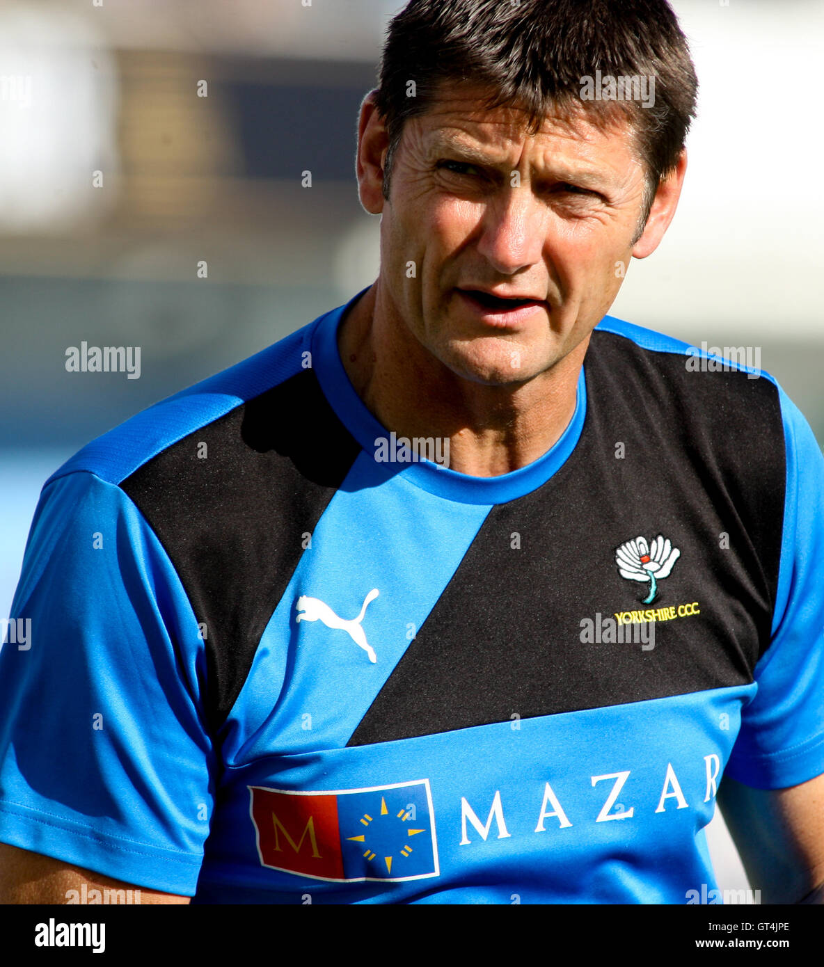 Yorkshire director of cricket martyn moxon hi-res stock photography and ...