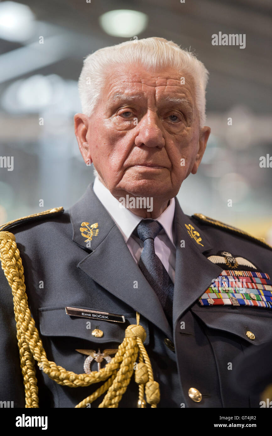 Prague, Czech Republic. 08th Sep, 2016. Czech World War Two veteran ...