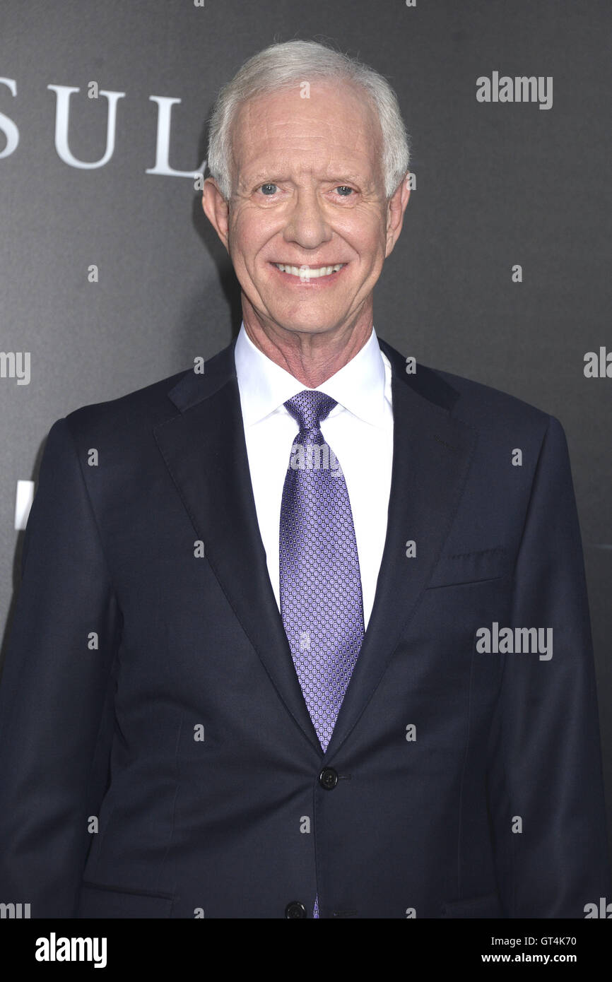 New York City. 6th Sep, 2016. Retired airline captain Chesley 'Sully ...